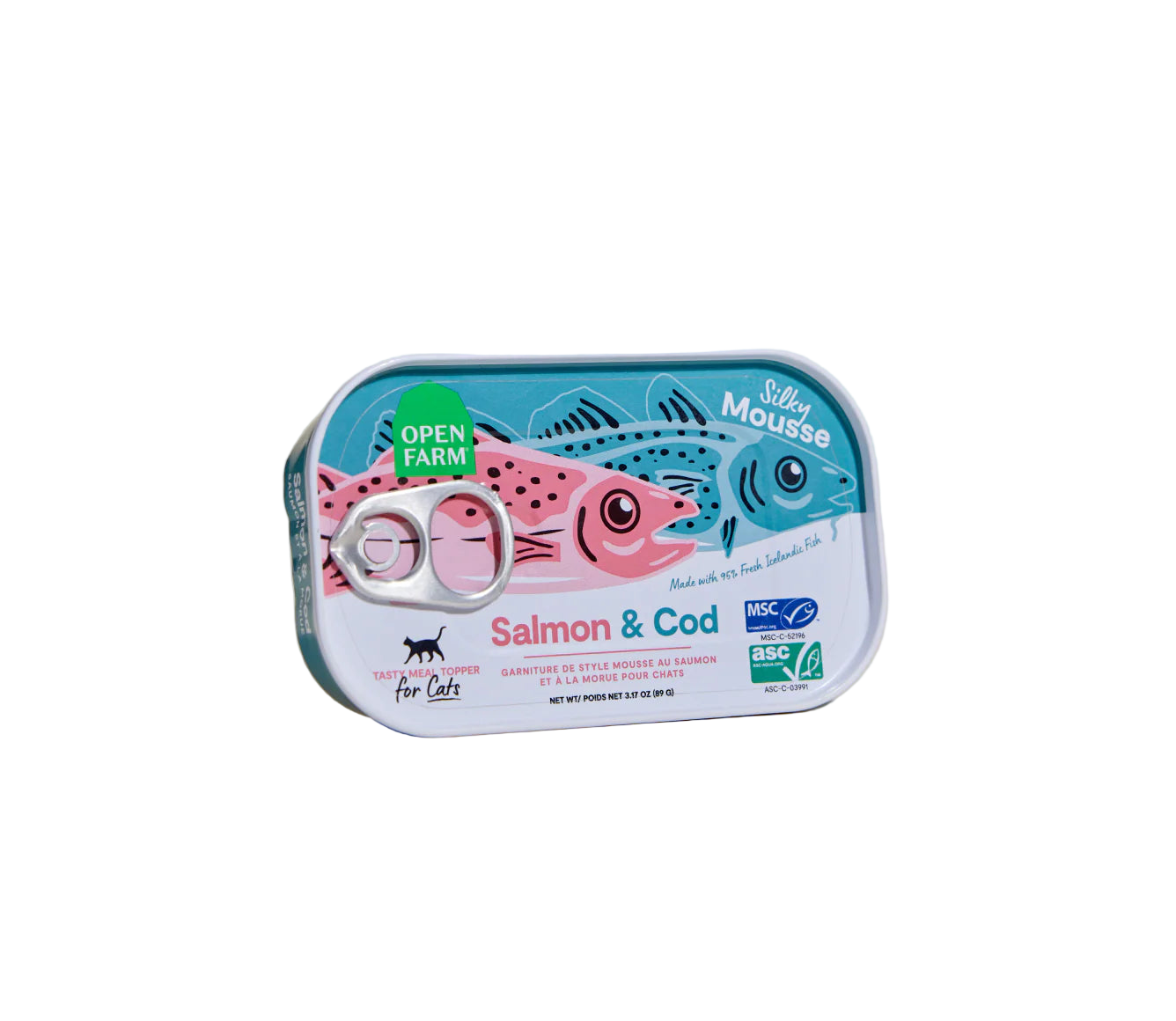 Open Farm Salmon & Cod Wet Topper for Cats – Hearty Pet